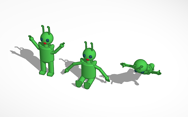 3D design Alien - Tinkercad