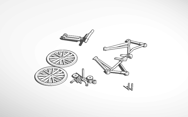 3D design Bike parts (Angelo) - Tinkercad