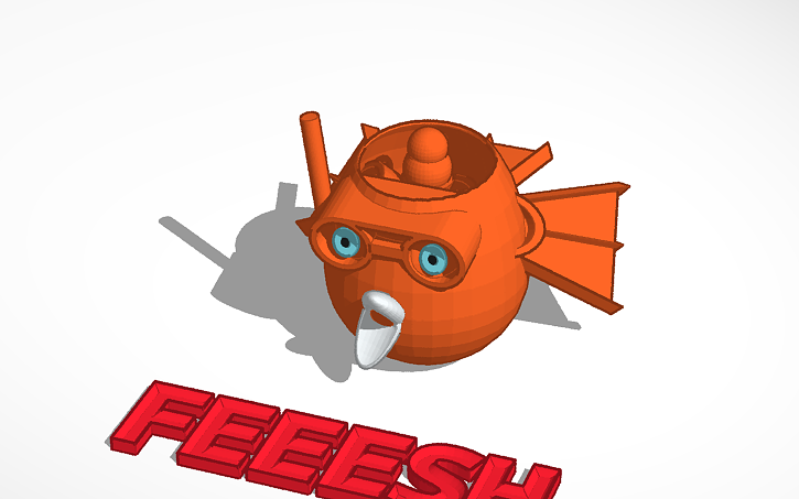 3D design Feesh (My Meme) | Tinkercad