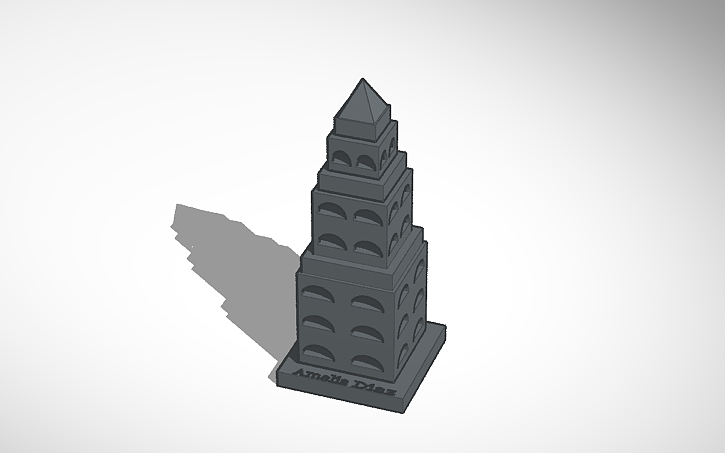 3d Design Tower Tinkercad
