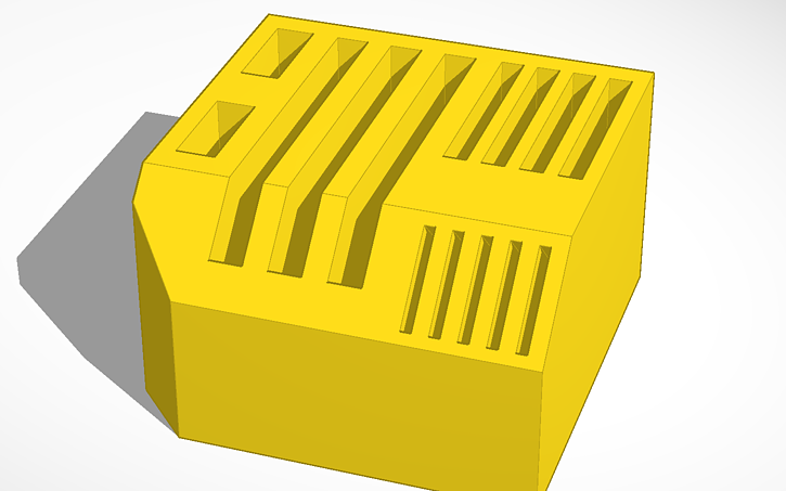 3D design Memory Card Holder V2 - Tinkercad
