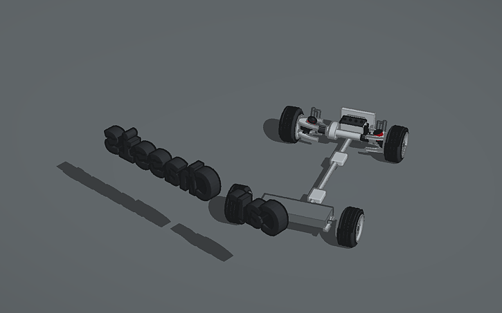 3D design Car Chassis - Tinkercad