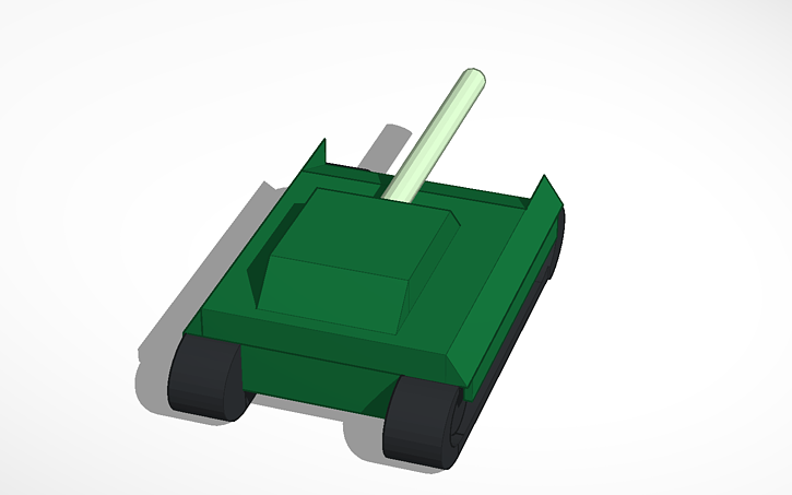 3D design Tank - Tinkercad