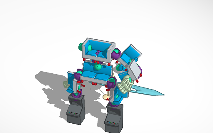 3D design Hangout mech - Tinkercad