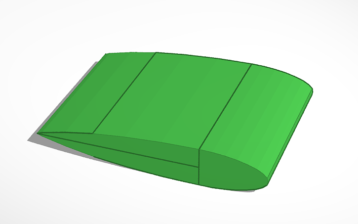 3D design Airfoils - Tinkercad