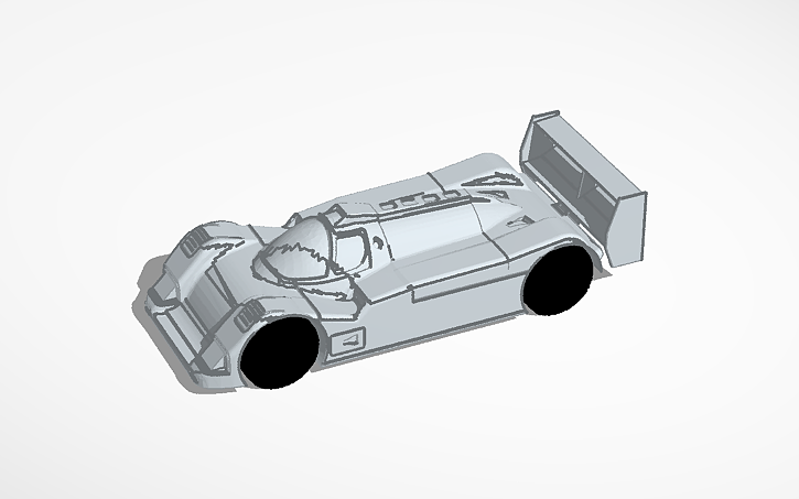 3D design MAZDA MX-R01 pinewood derby car - Tinkercad