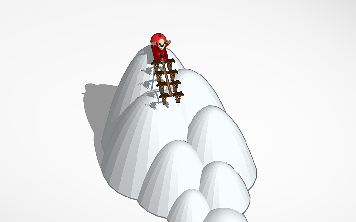 3D design Simple Santa Sleigh - Tinkercad