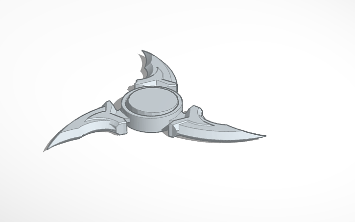 3D design Genji overwatch ninja stars - Tinkercad
