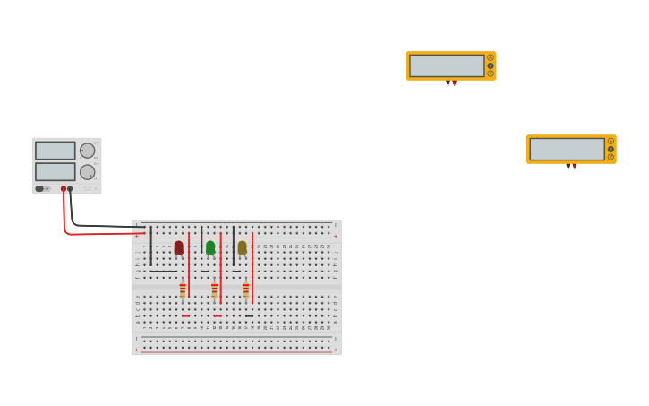 Circuit design Leds | Tinkercad