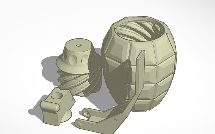 3D design Grenade Brave Migelo - Tinkercad
