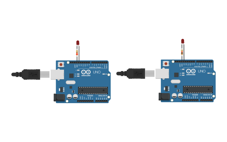 Circuit design Blink an LED With Digital Output - Tinkercad