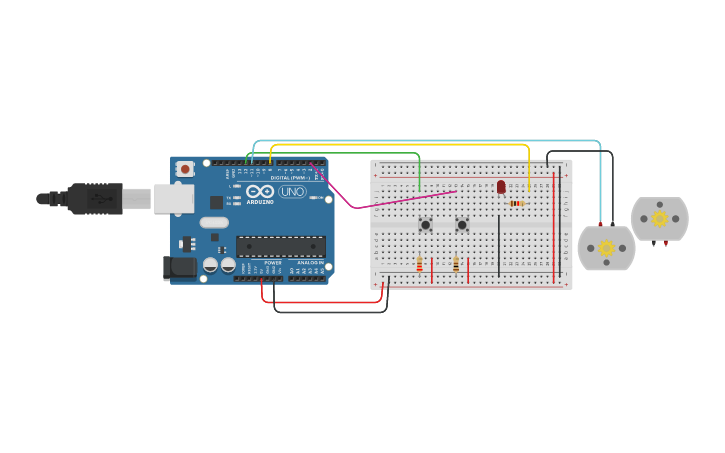 Circuit design Arduino - Tinkercad