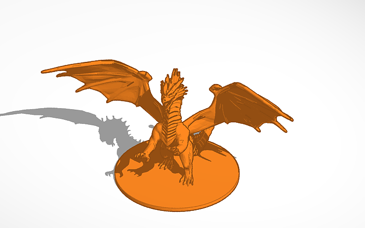 3D design Dragon - Tinkercad