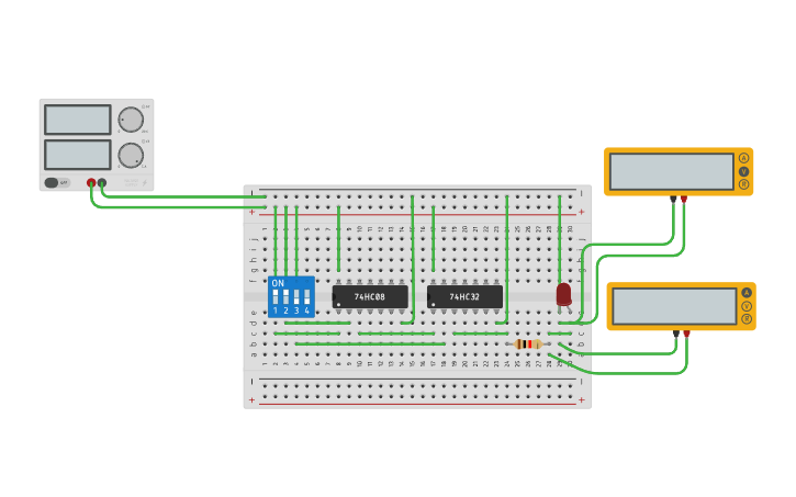 Circuit Design Mod 1 Combine And Or Gate Muhammad Daffa Revansyah