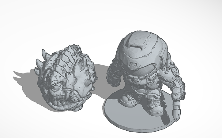 3D design Doom - Tinkercad