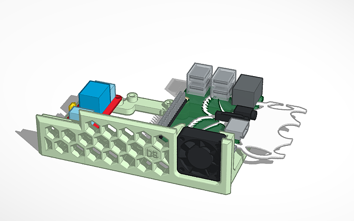 3D design OctoPrint Drawer - Tinkercad