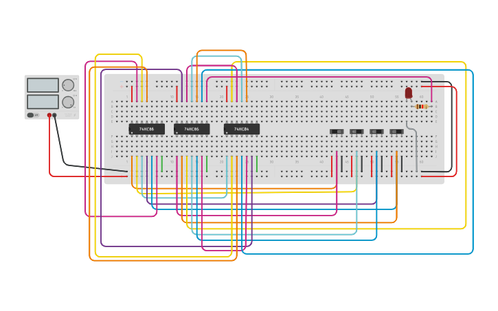 Circuit Design P3 A Xor B Xor C Xnor D Xnor A Xor D Xor B Xor