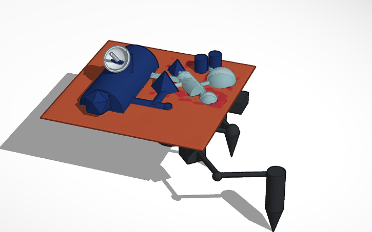 3D design Base on Mars | Tinkercad