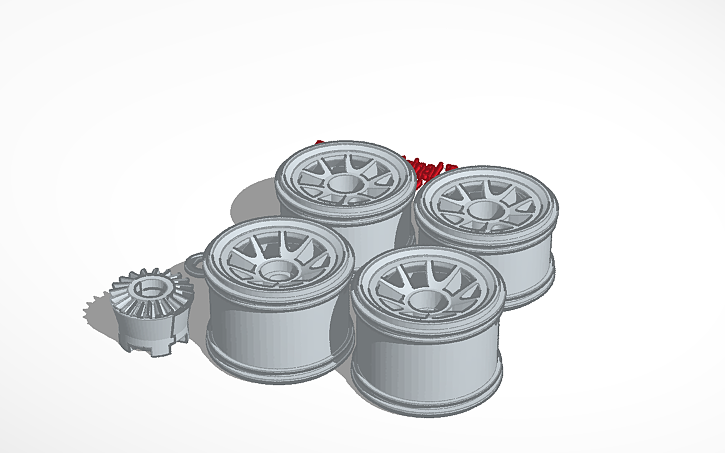 3D design OpenRC F1 Rims | Tinkercad