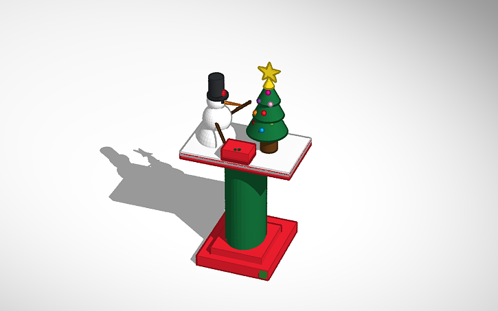 3D design Christmas decor | Tinkercad