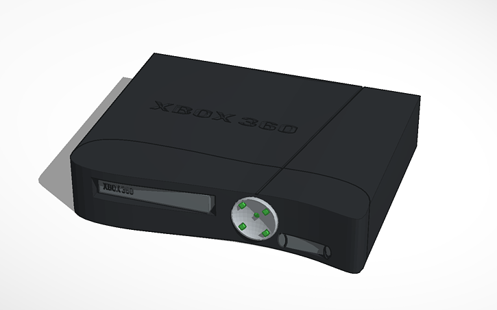 3D design Xbox 360 (slim) - Tinkercad