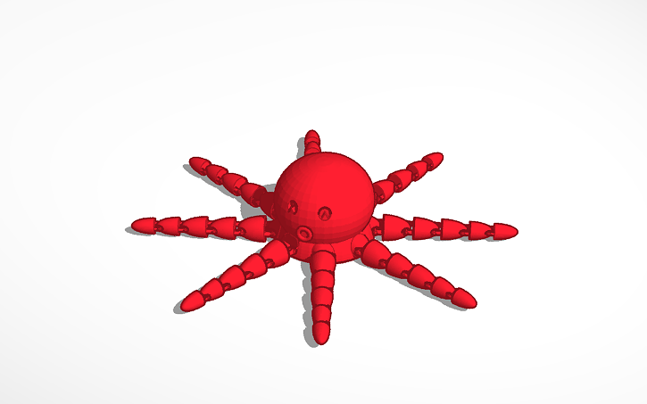 3D design OCTAPUS - Tinkercad