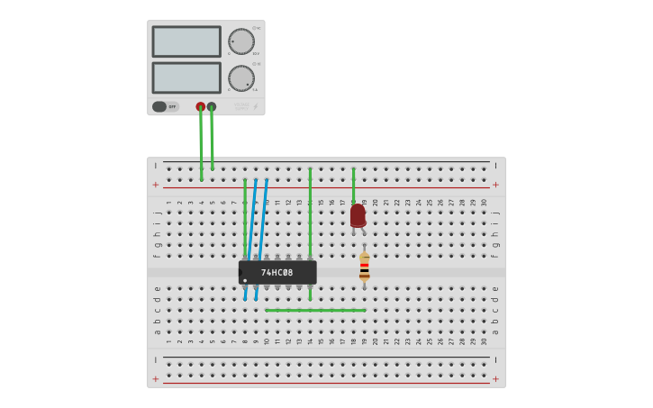 Circuit Design Lab1 And Gate Tinkercad