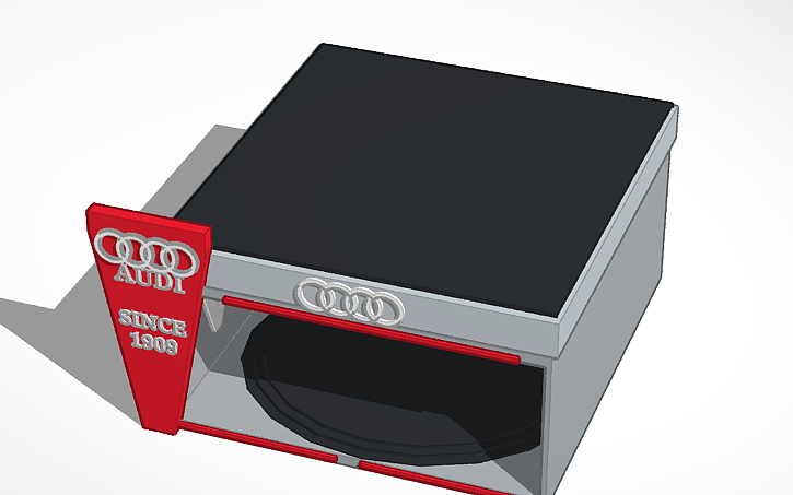 3D design AUDI SHOWROOM - Tinkercad