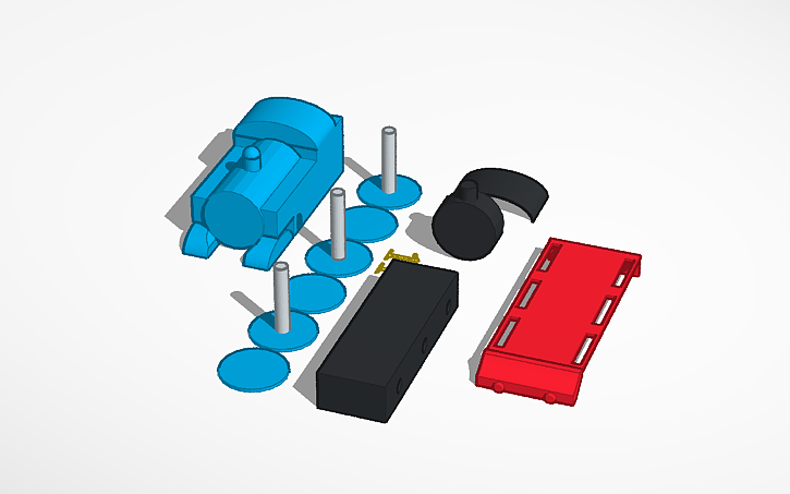 3D design freewheel thomas the tank engine - Tinkercad