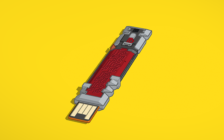 3D design Cyberpunk 2077 Relic chip - Tinkercad