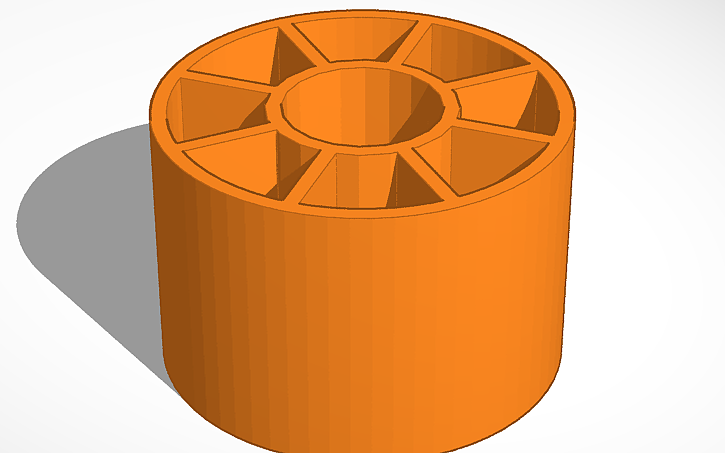 3D design Mika to dremel 3d20 spool adapter - Tinkercad