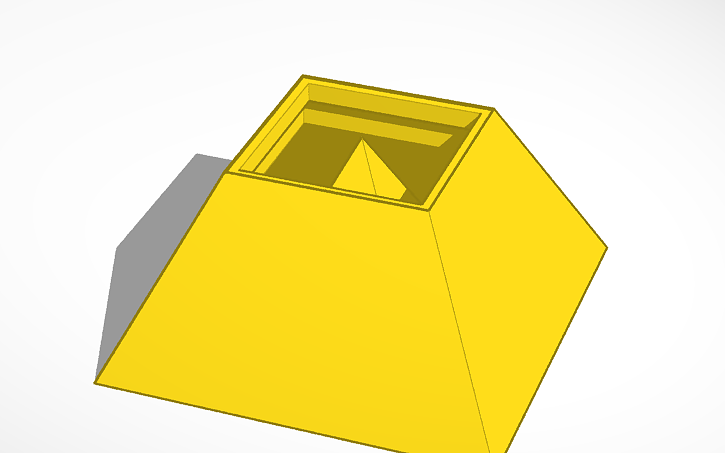 3D design pyramid storage thingy | Tinkercad