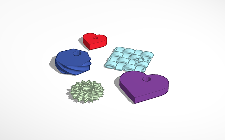 3D design Charms - Tinkercad