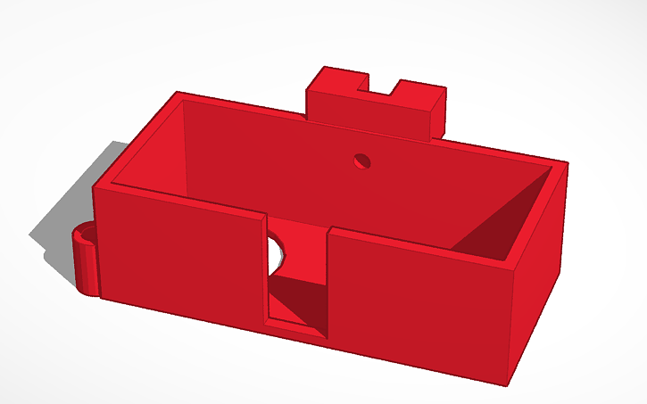 3D design sensor radar ultrasonico - Tinkercad