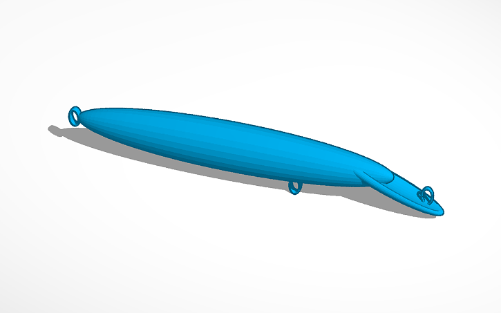3D design Fishing Lure - Tinkercad