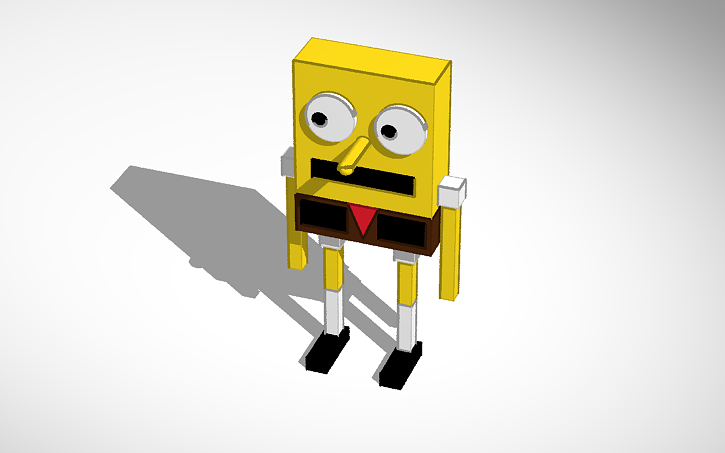 3D design [Pamtri] Spongebob - Tinkercad