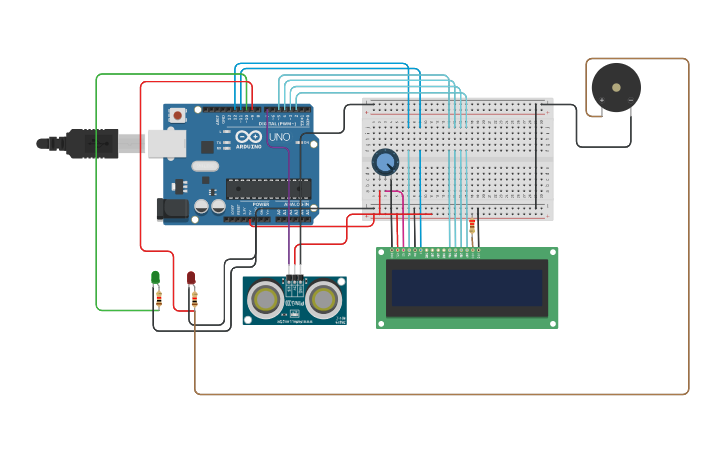 Circuit Design Flood Detacter Tinkercad
