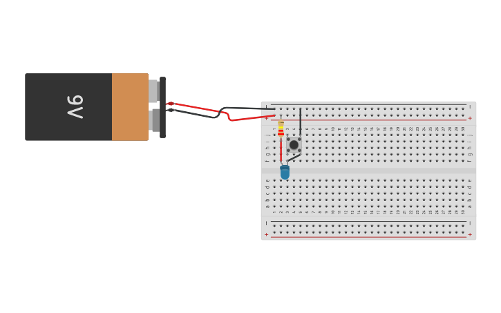 Circuit design CIRCUITO LED | Tinkercad