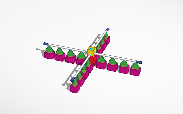 3D design Drip irrigation - Tinkercad