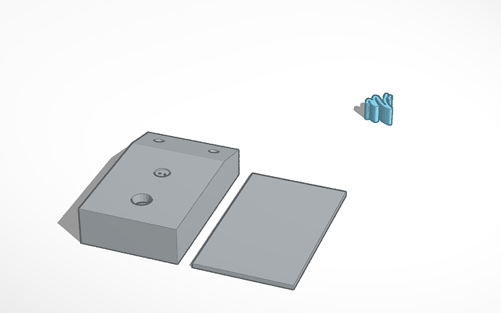 3D design Guitar Pedal Enclosure - Tinkercad