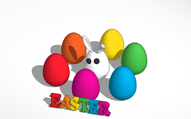 3D design Easter - Tinkercad
