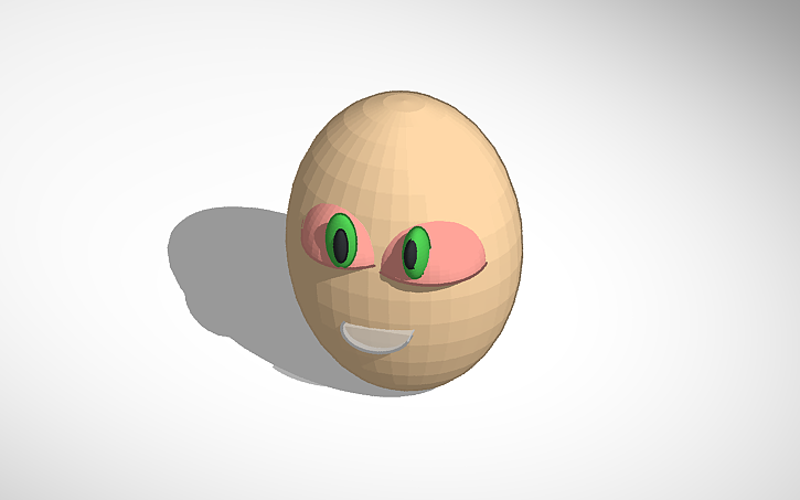 3D design Jason the egg - Tinkercad