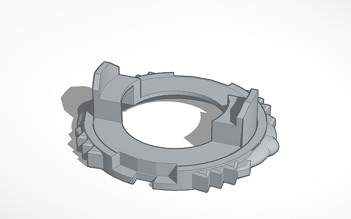3D design drag beyblade disc - Tinkercad