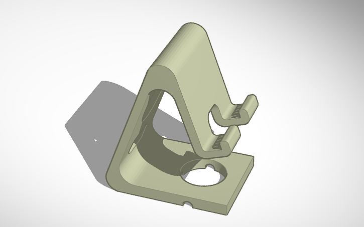 3d Design Phone Dock Tinkercad