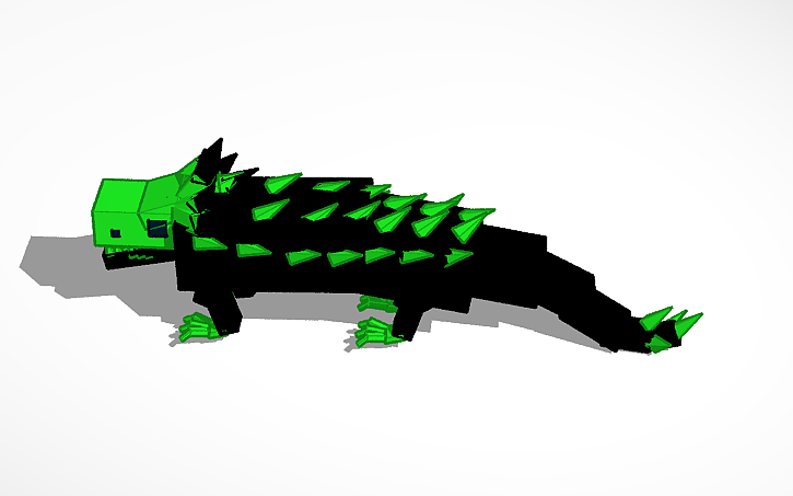 3D design Lizard or something - Tinkercad