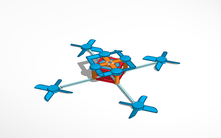 3D design Mann drone - Tinkercad