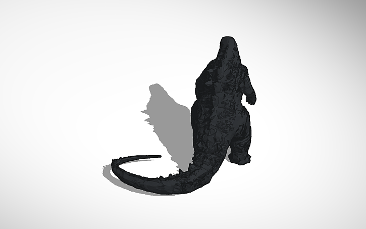 3D design Godzilla 2019 - Tinkercad
