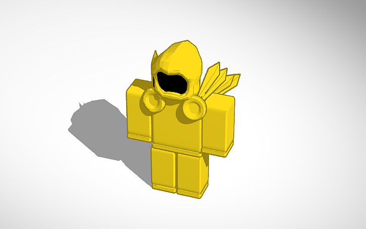 3D design Roblox character with dominus - Tinkercad