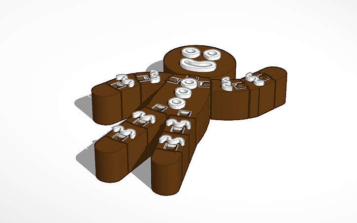 3D design Gingerbread Man | Tinkercad