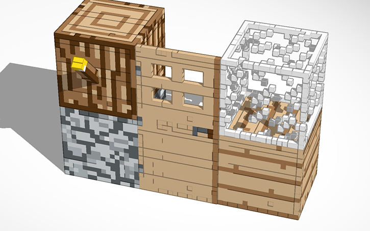 3D design Minecraft Blocks - Tinkercad